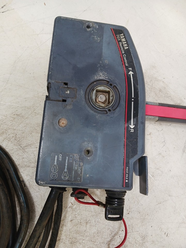 YAMAHA 703 REMOTE CONTROL BOX W/KEY WIRING HARNESS SIDE MOUNT | eBay