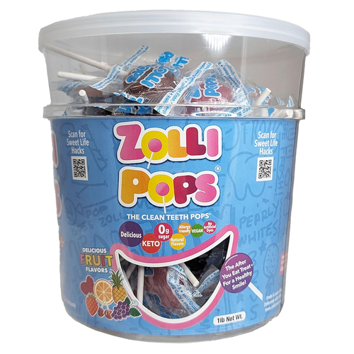 Zollipops Clean Teeth Pops Anti Cavity Lollipops Candy Assorted Flavors ...