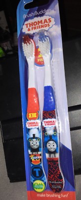 Thomas & Friends Soft Toothbrushes 2 Per Pack Brush Buddies New Thomas ...