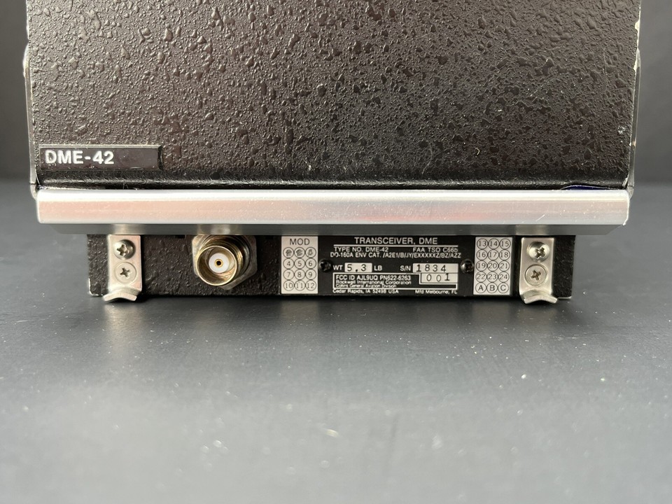 Collins DME-42 DME Transceiver PN 622-6263-001 | eBay