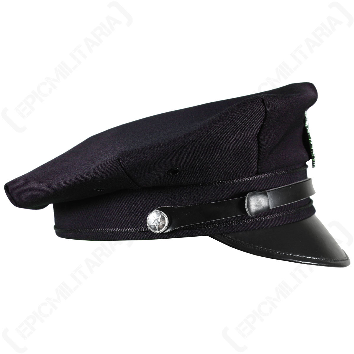 Vintage US American POLICE FORCE 8 POINT VISOR CAP Officer Hat All ...