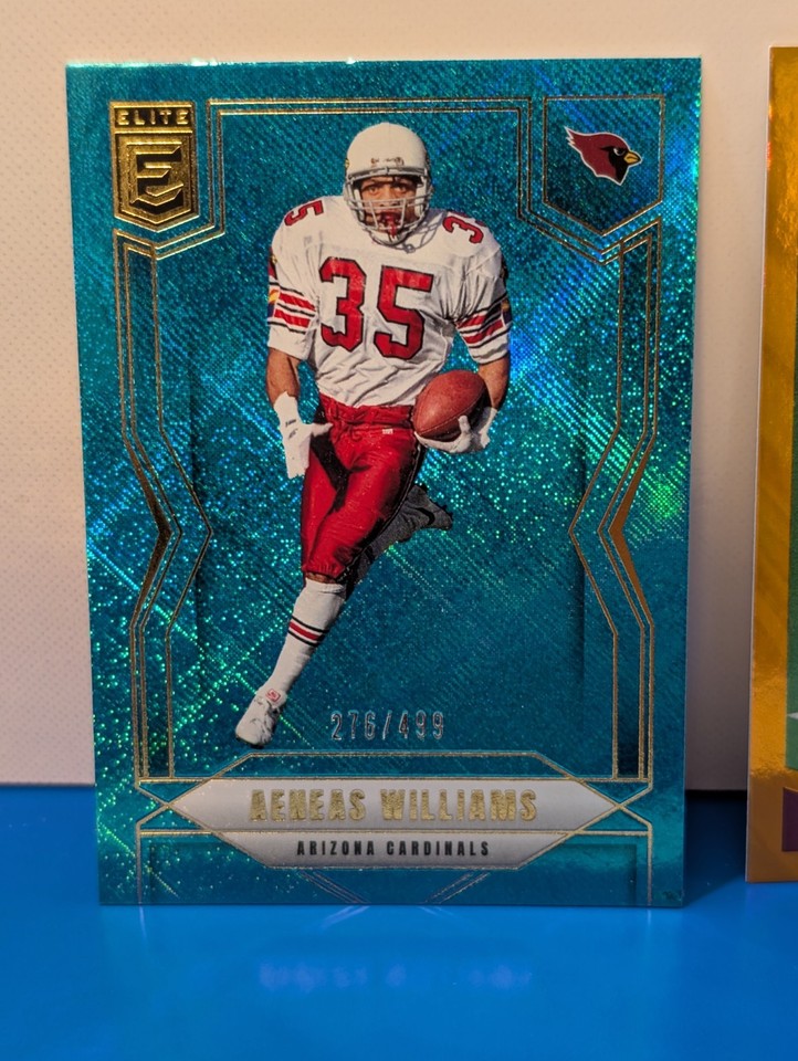 Aeneas Williams HOF (CB) 2025 Panini 2 Card Special. Both Ser. Numbered ...