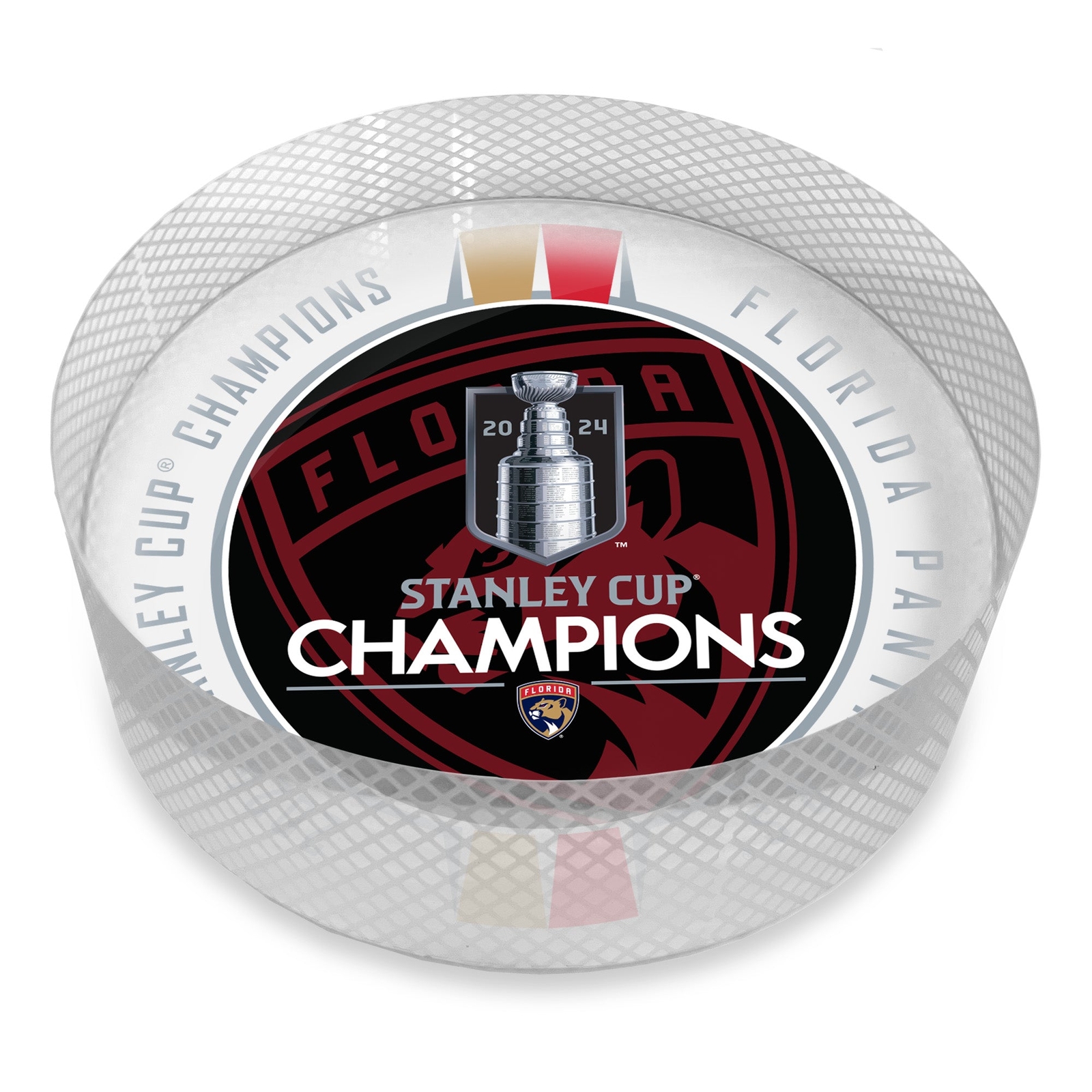 Florida Panthers Stanley Cup Champions Crystal Puck 628352299813| eBay