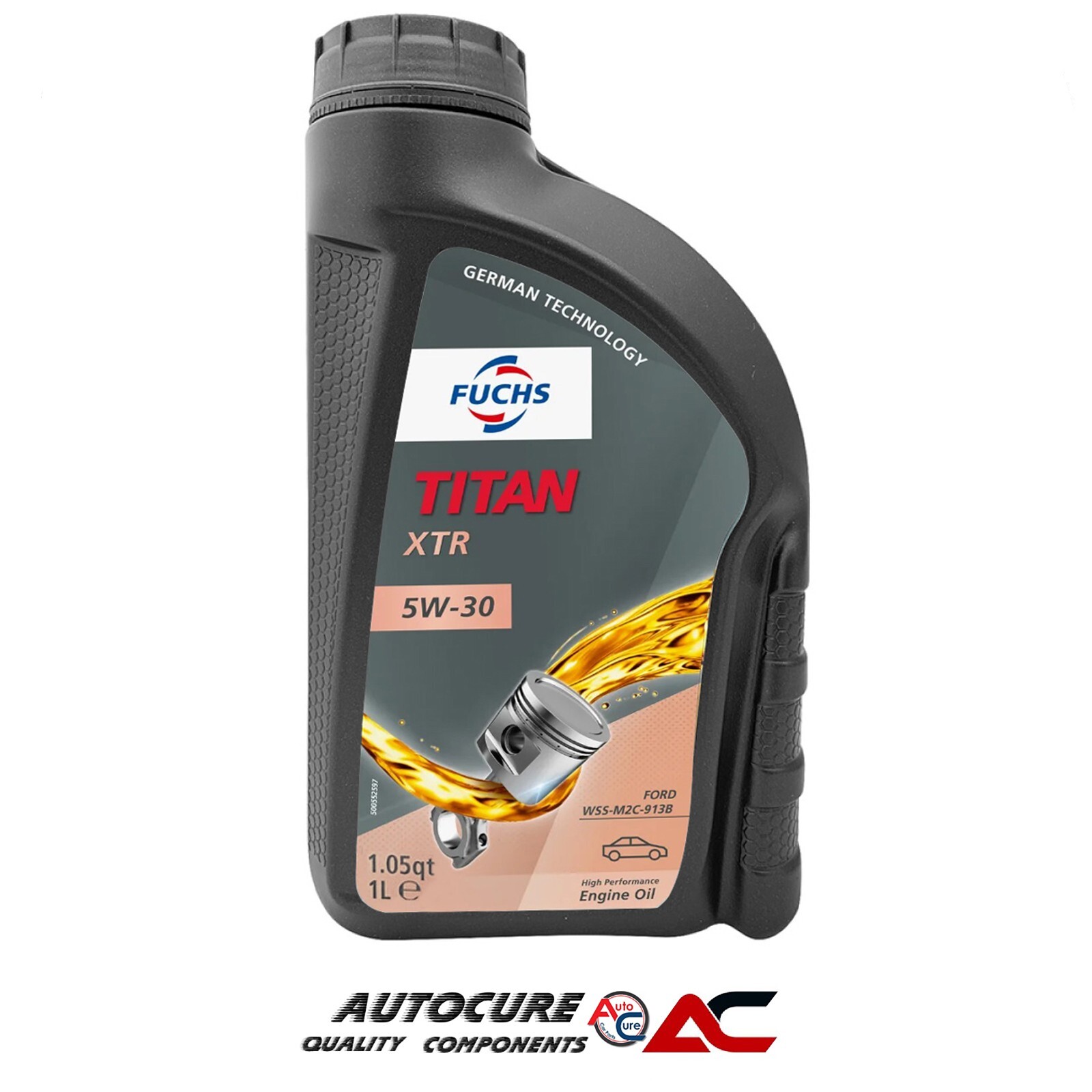 1L FUCHS TITAN XTR 5W-30 GERMAN ENGINE OIL HIGH PERFORMANCE SYNTHETIC 1 ...