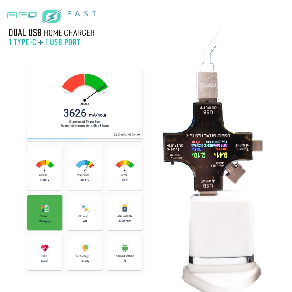 Home Charger Mains USB 3 Pin UK Wall Plug Adapter Charging for Phones ...