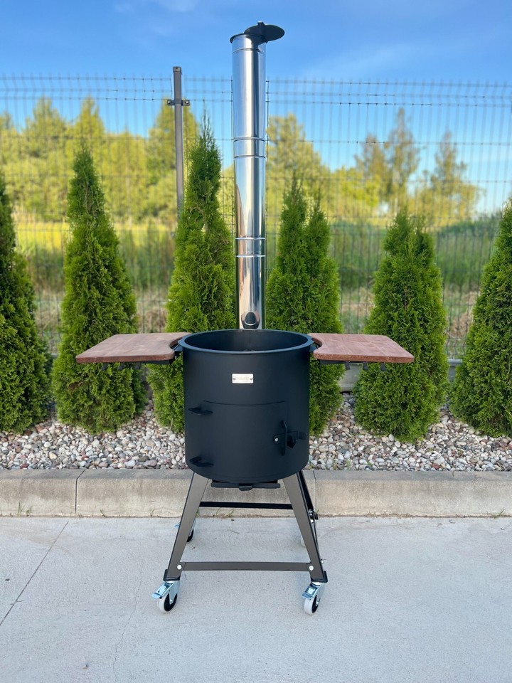 Mangal BBQ grill charcoal wood burner utschak kazan uzbek plov DEVZIRA ...