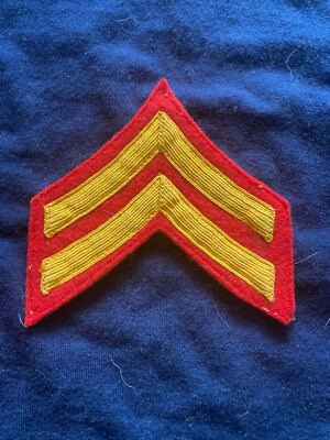 WW2 USMC corporal single braid on CE wool | eBay