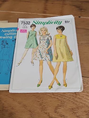 Vintage 1968 Sewing Pattern #7532 Simplicity Size 12 | eBay
