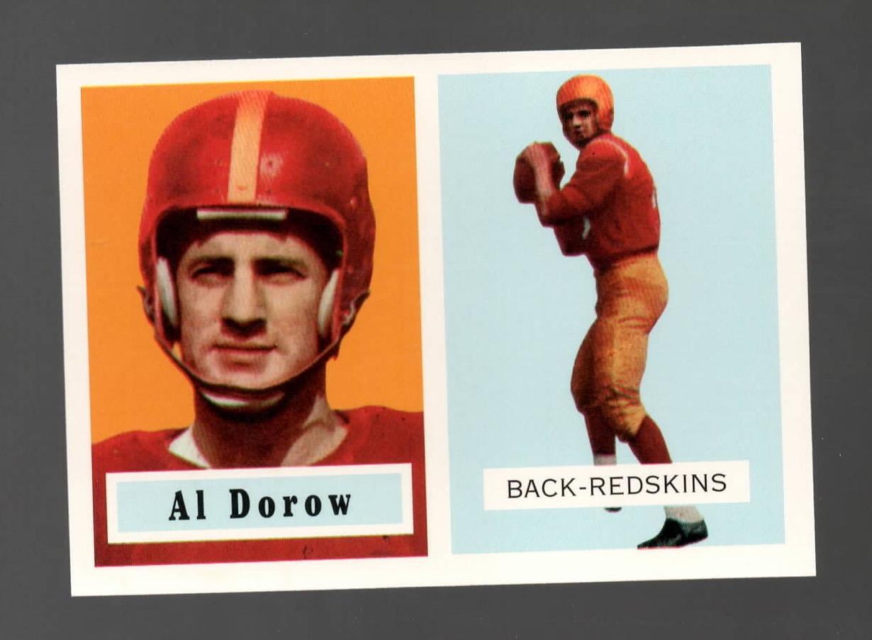 1994 Topps Archives 1957 Al Dorow Washington Redskins #24 Near Mint or ...