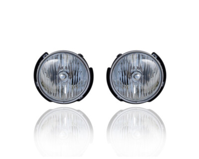 Headlight For/Fit 07-18 Jeep Wrangler Halogen-Type Pair 55078148AD ...