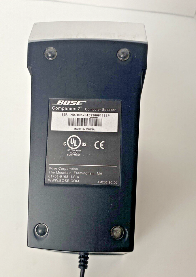 Bose Companion 2 Multimedia Speakers Computer Laptop PC Bookshelf Music ...