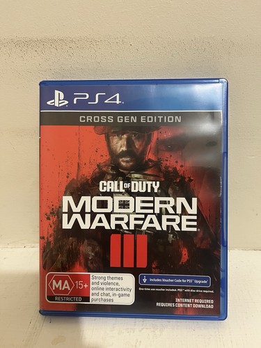Call of Duty Modern Warfare III 3 COD Cross-Gen Edition PlayStation PS4 ...