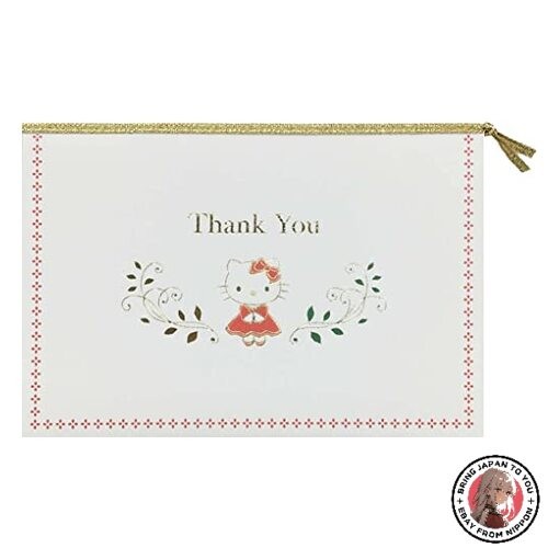 NEW Sanrio Thank You Message Card Hello Kitty in Red Dress TY66-0 Large ...