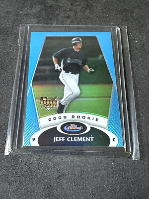Jeff Clement 2008 Topps Finest Blue Refractor RC 075/299 | eBay