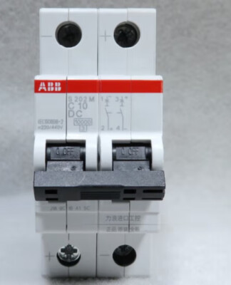 ABB DC Miniature Circuit Breaker 2P 220/440V S202M-C10DC 10A | eBay