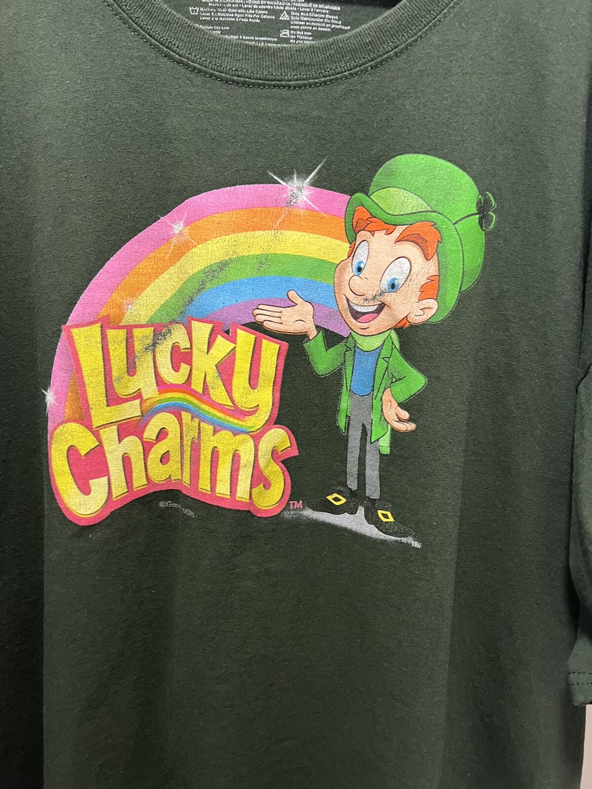 General Mills Lucky Charms Screen Print Graphic T-Shi… - Gem