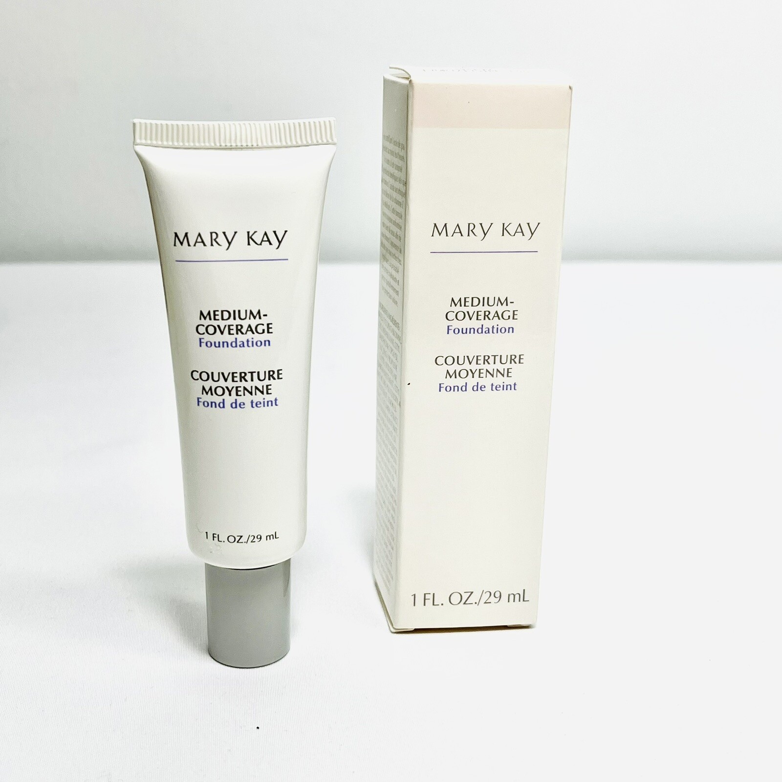 Mary Kay Medium Coverage Foundation Ivory 100 Normal to Oily Skin 1 FL OZ | eBay