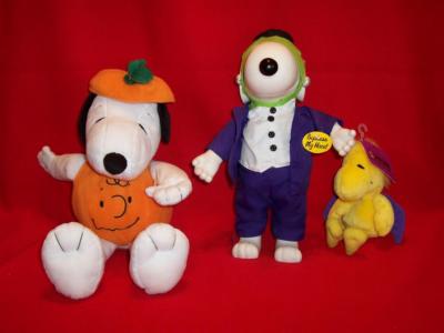 Snoopy Frankenstein Woodstock Halloween Plush | eBay