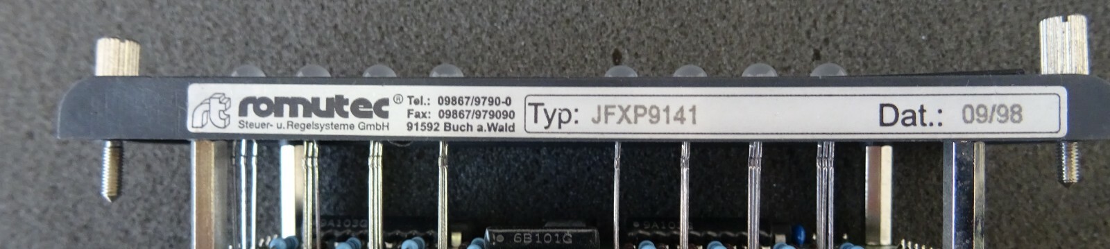 E/A Modul ROMUTEC JFXP9141 Steuerkarte Digital I/O Module Control Card ...