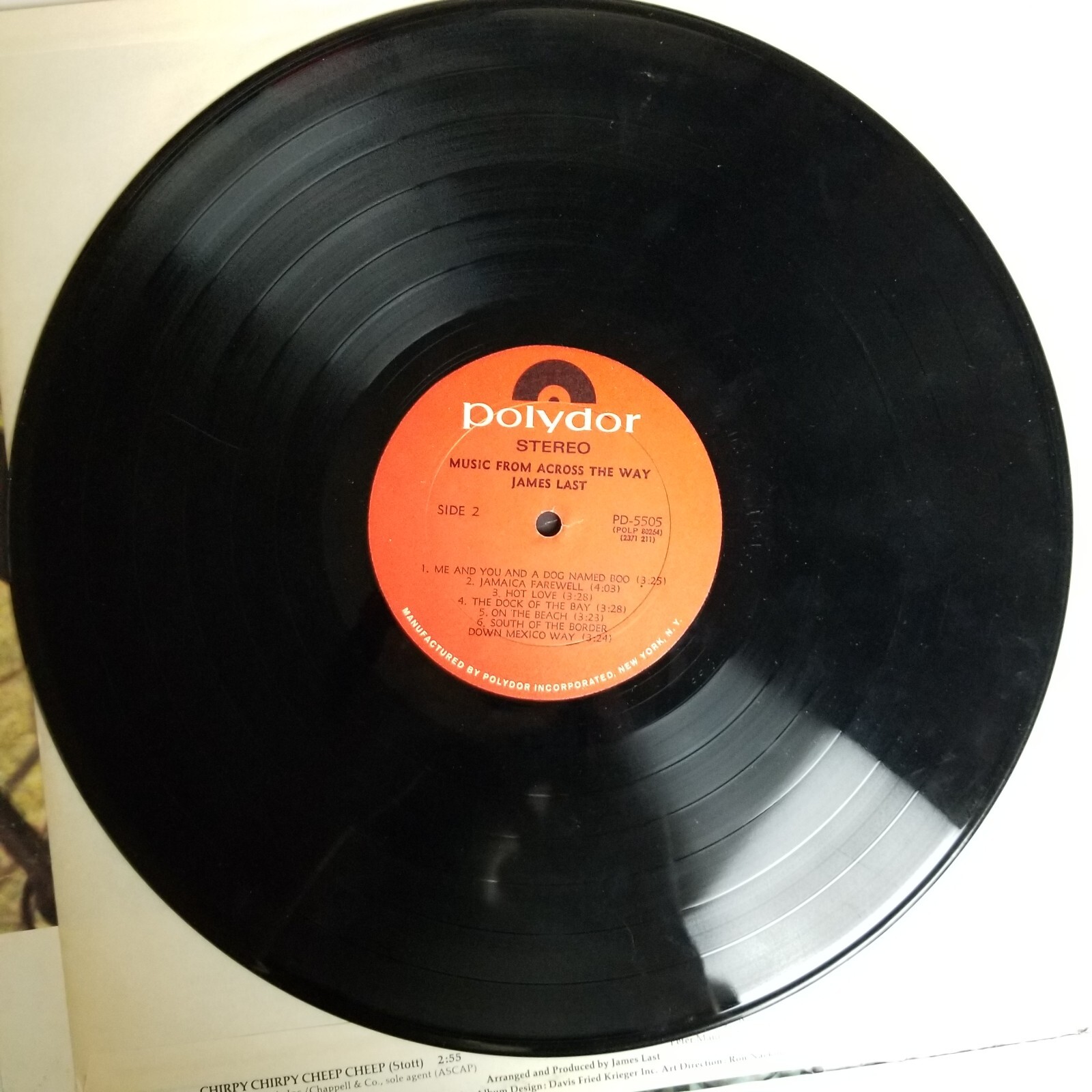 James Last Music From Across The Way LP Polydor PD-5505 | eBay UK