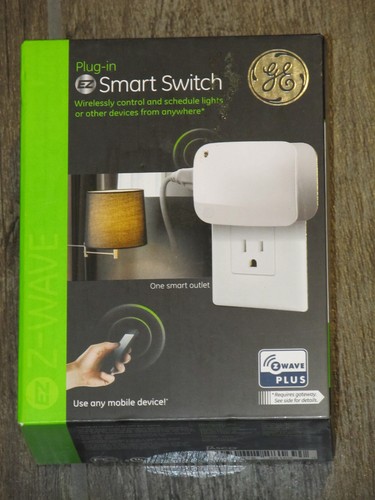NEW GE Smart Switch Plug-In Z-Wave PLUS Outlet 28169 ZW4103 30878281690 ...