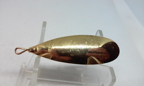 Vintage Johnson Silver Minnow Gold 2" Wiggler Wobble Spoon 3/8oz ...
