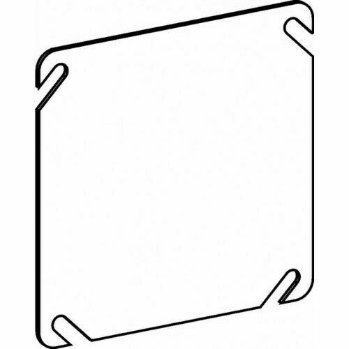 Orbit 4BC Electric Box Cover Flat Blank Steel 4" Square ~ Qty 5 or 50 ...