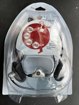 GE Stereo Headset Universal ALL-IN-ONE With Microphone NEW | eBay