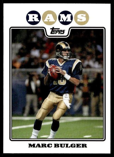 2008 Topps Marc Bulger #33 St. Louis Rams | eBay