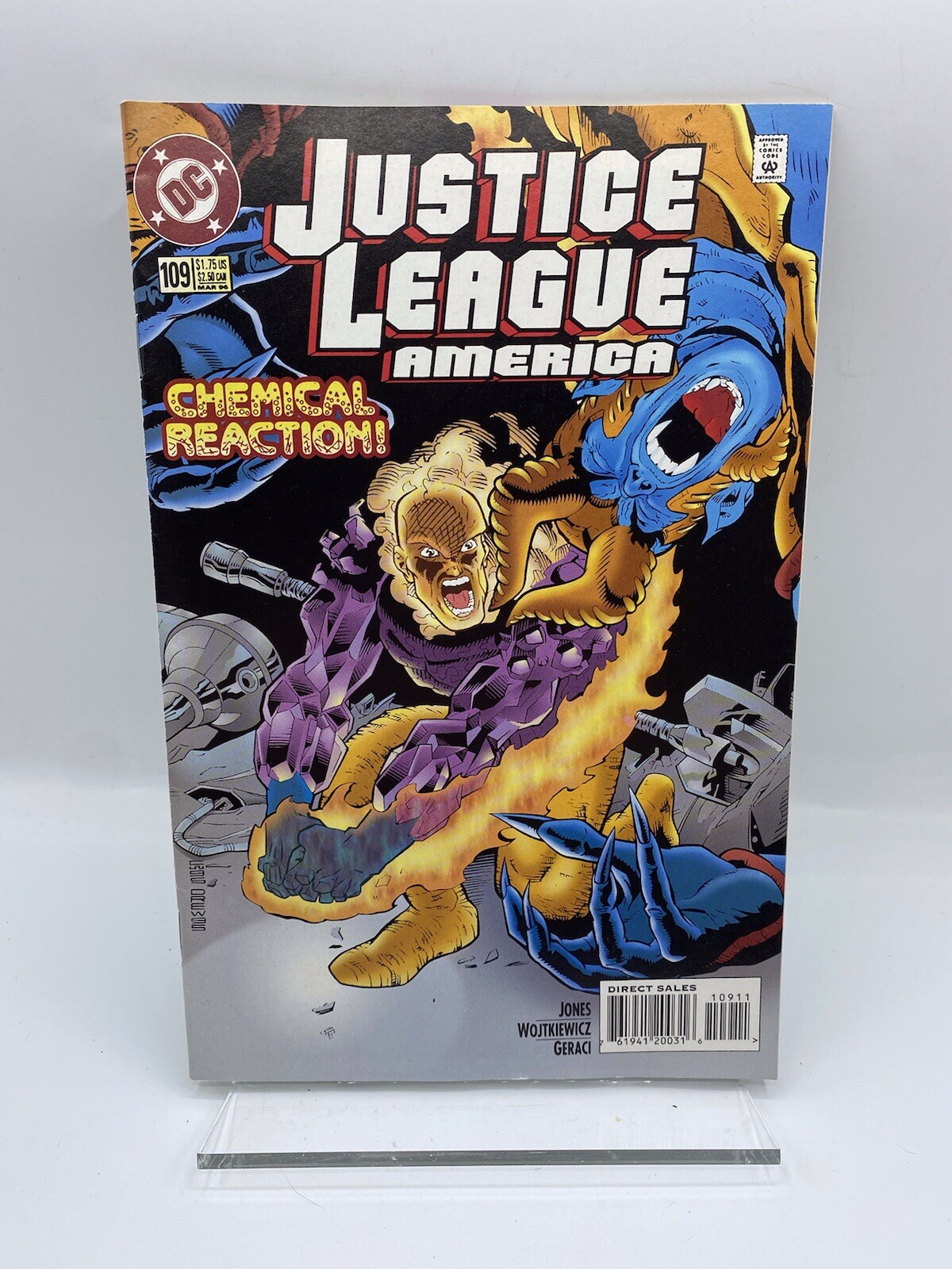 DC Comics Justice League Chemical Reaction Comic Book 109 | eBay