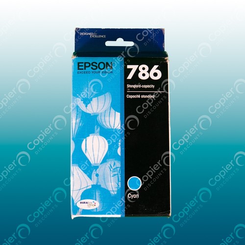 Epson 786 T786220, Cyan Ink Cartridge for WF4360/4640/5110/5690/5620 ...