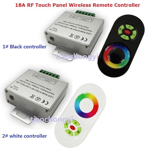 18A RF Touch Panel Wireless Remote Controller For 5050 RGB Led Strip ...