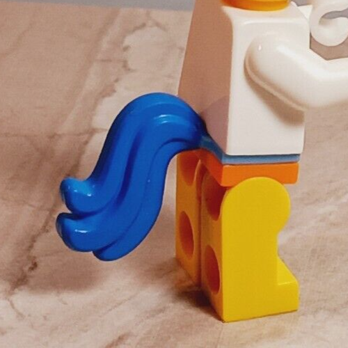New LEGO Horse Tail Costume Standard Blue Light Rubber Hips Unisex ...