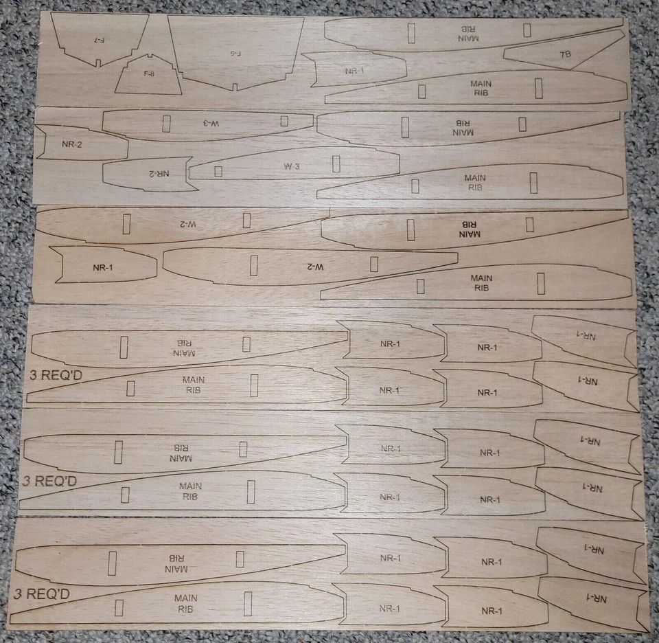 Piper Cub J-3 & Floats 70" RC Airplane Kit Laser Cut Balsa Ply Short ...
