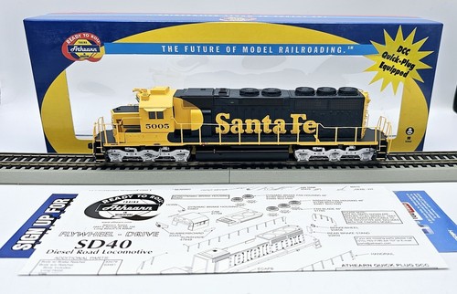 HO Athearn 89899 Santa Fe SD40 Diesel Locomotive #5005 | eBay