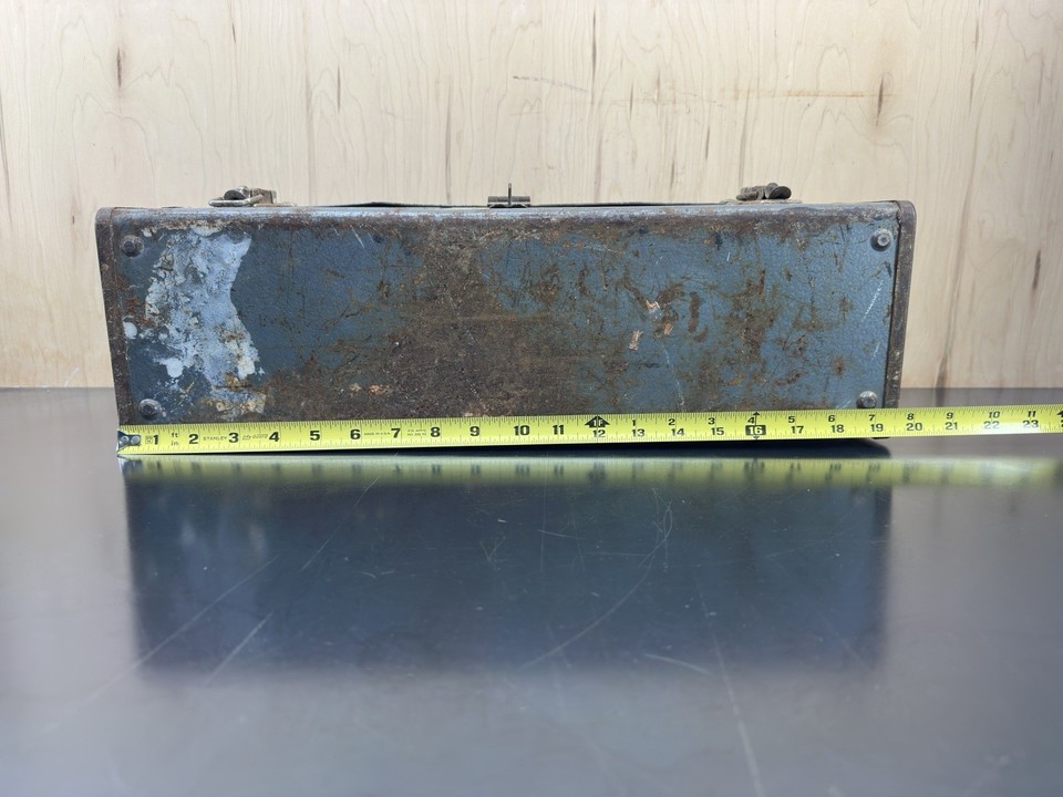 Used VTG Made In USA Craftsman 6516 Tombstone Hip Roof Metal Toolbox No ...
