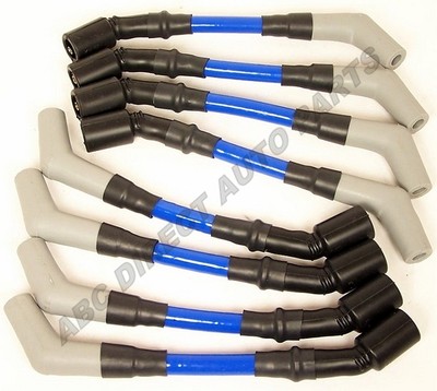 LS1 LS2 LS3 LS6 LS7 10mm Blue High Heat Spark Plug Ignition Wires Set ...
