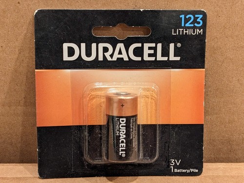 Duracell DL123 3-Volt Lithium Photo Power Batteries DL CR123 CR123A for ...
