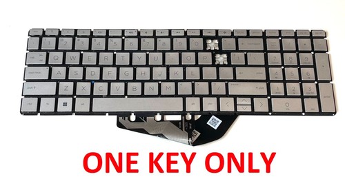 HP Laptop 15-DY4013DX Genuine US Keyboard One Key Cap + Hinge Original ...