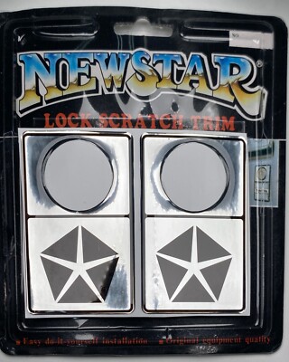 2 Door Lock key scratch Guard chrome Trim emblem decals wheel dash seat ...