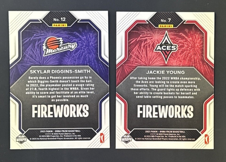 2023 Panini WNBA Prizm Fireworks Insert Cards Singles You Pick | eBay