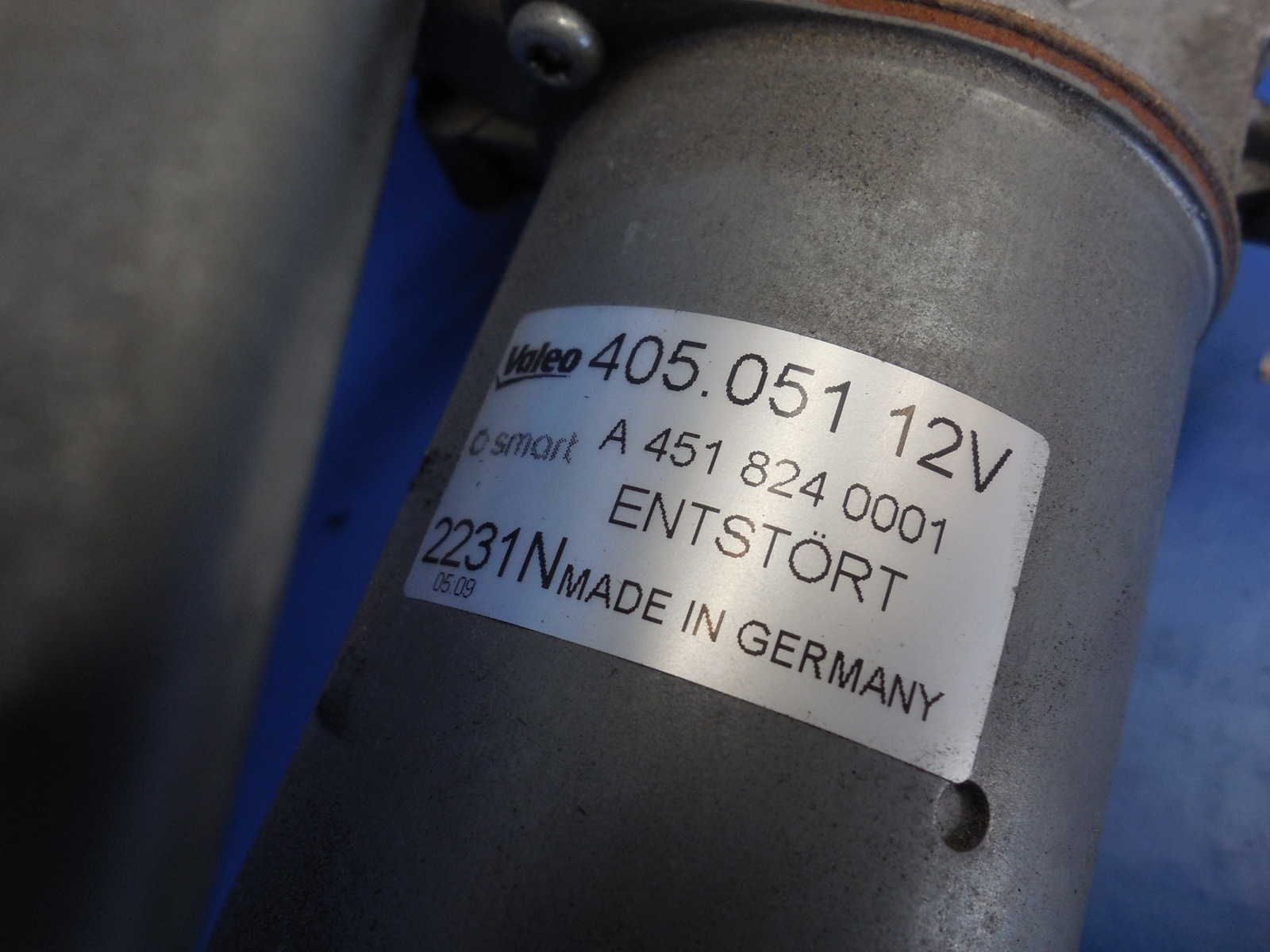 Smart Car Fortwo Windshield Wiper Motor & Linkage Assembly Passion Pure ...