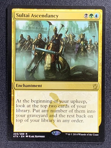Sultai Ascendancy 203/269 Khans of Tarkir Rare Magic MTG 2014 NonFoil ...