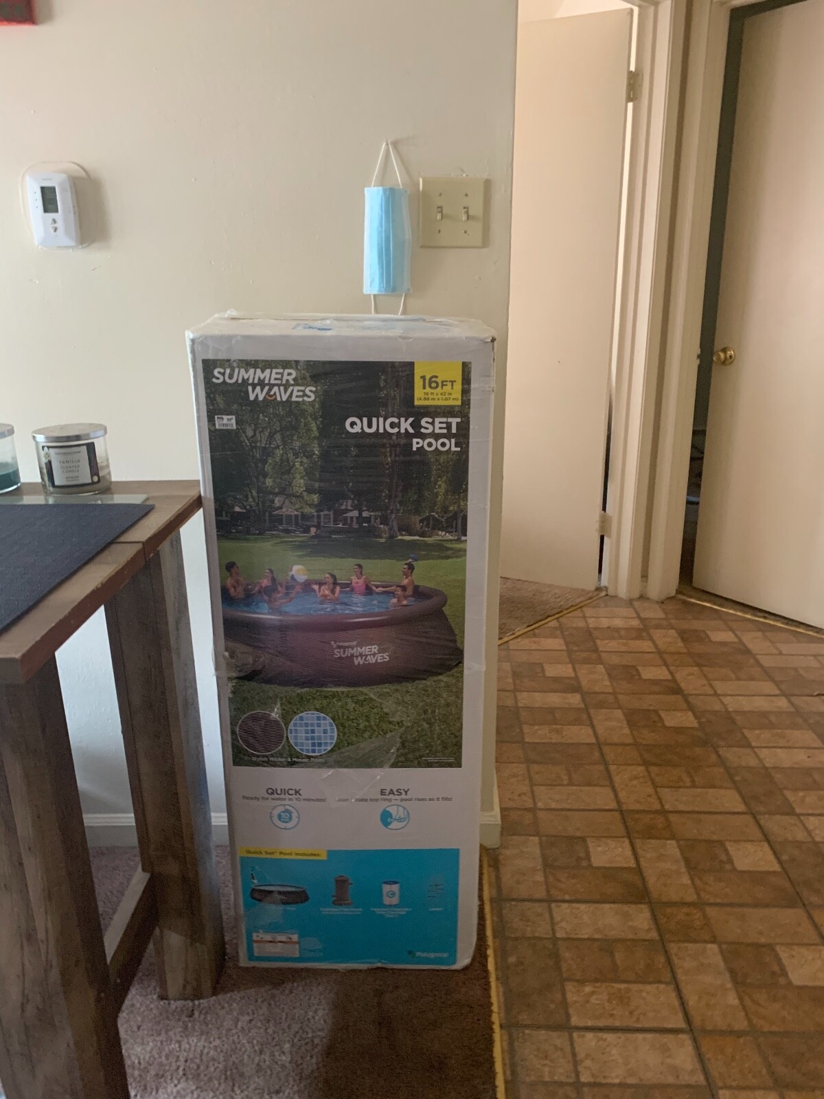 NEW Summer Waves® 16ft x 42in Quick Set Pool with Filter Pump and ...