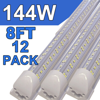 144w Led Shop Light 8ft Led Strip Lights 6500k Tube Light Led Hotel ...