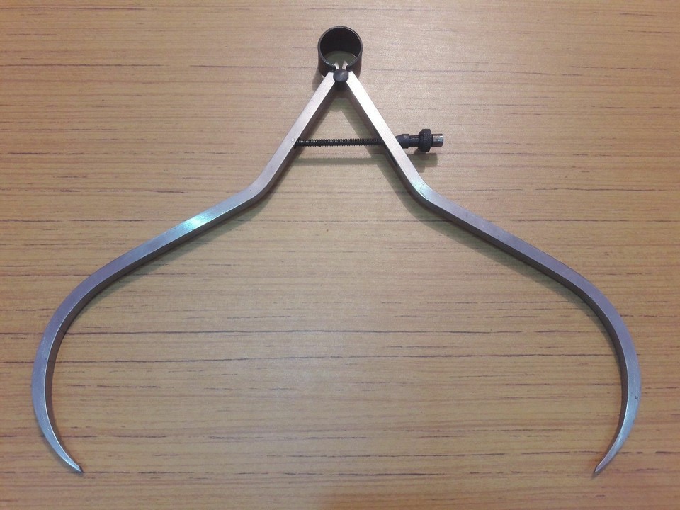 Blacksmith Metal Compass Large Caliper Gauge Hand tool Industrial Item ...