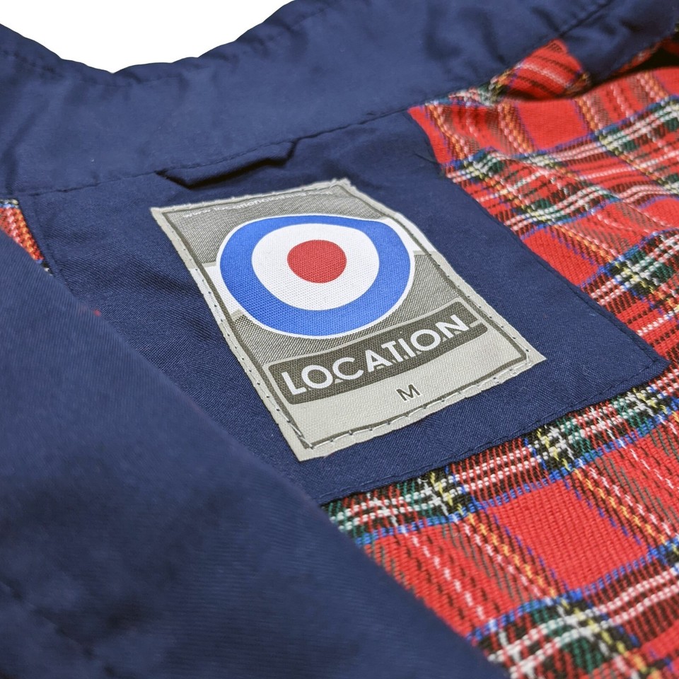 Mens Classic Location Mod Coat Jacket Tartan Lining Soft Lightweight ...