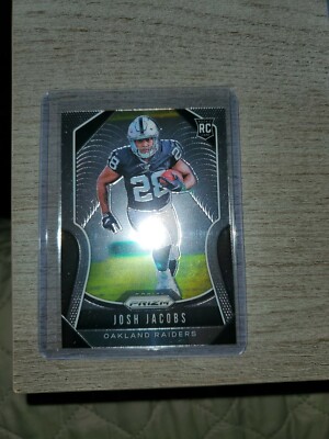 JOSH JACOBS RC 2019 Panini Prizm Football LAS VEGAS RAIDERS ROOKIE Card ...