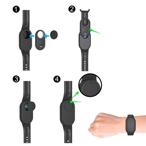 Locator Adjustable Sweatproof Washable Strap Wrist Bracelets For ...