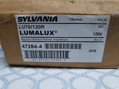 SYLVANIA 47284-4 LU70/120R LUMALUX MAGNETIC BALLAST 120V | eBay